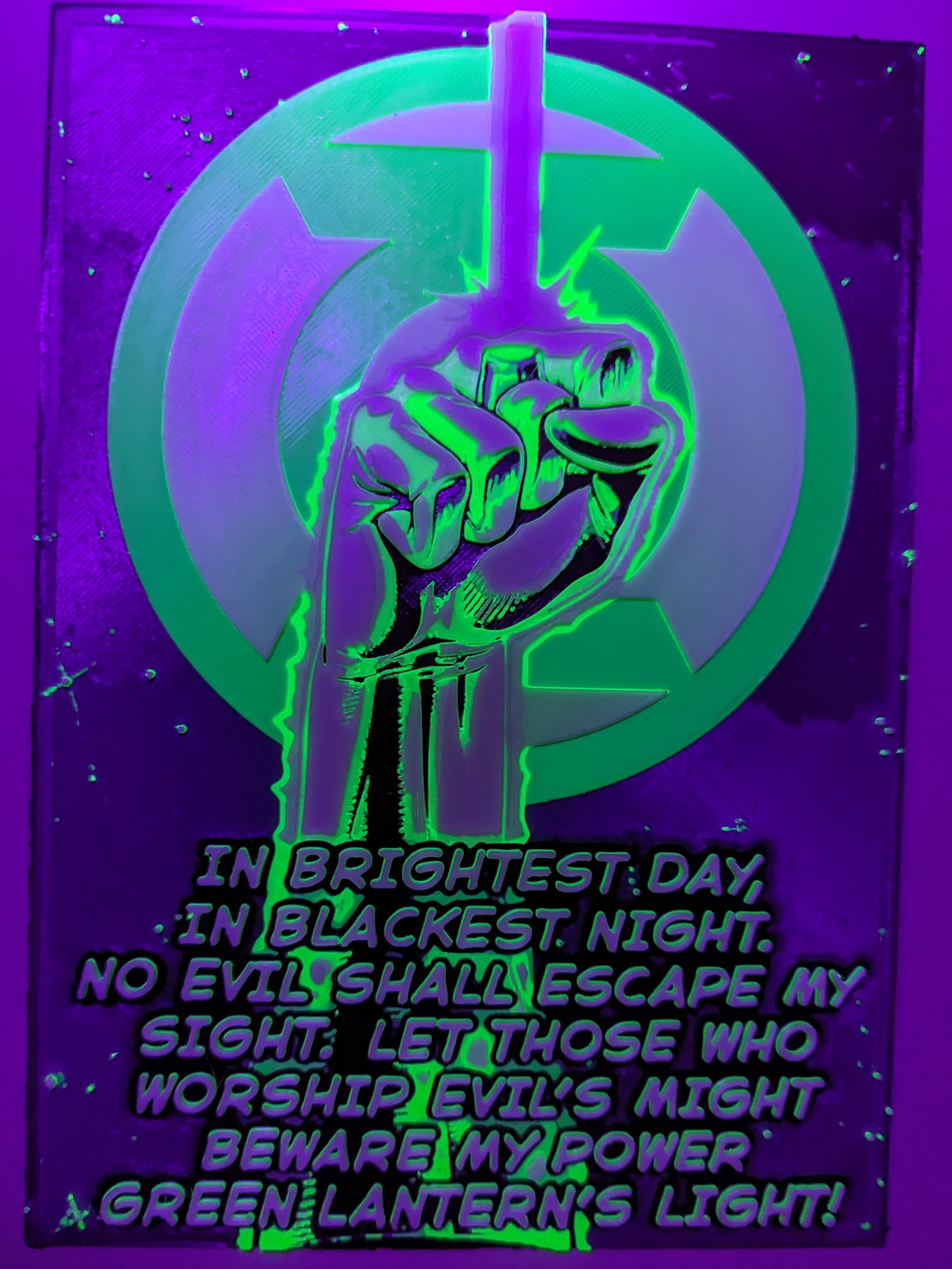 Green Lantern Oath - HUEFORGE by THDesigns | Download free STL model | Printables.com