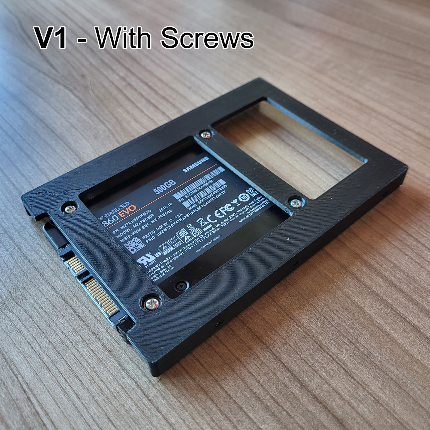2.5" to 3.5" SSD HDD Bay Adapter by jonnieZG | Download free STL model ...
