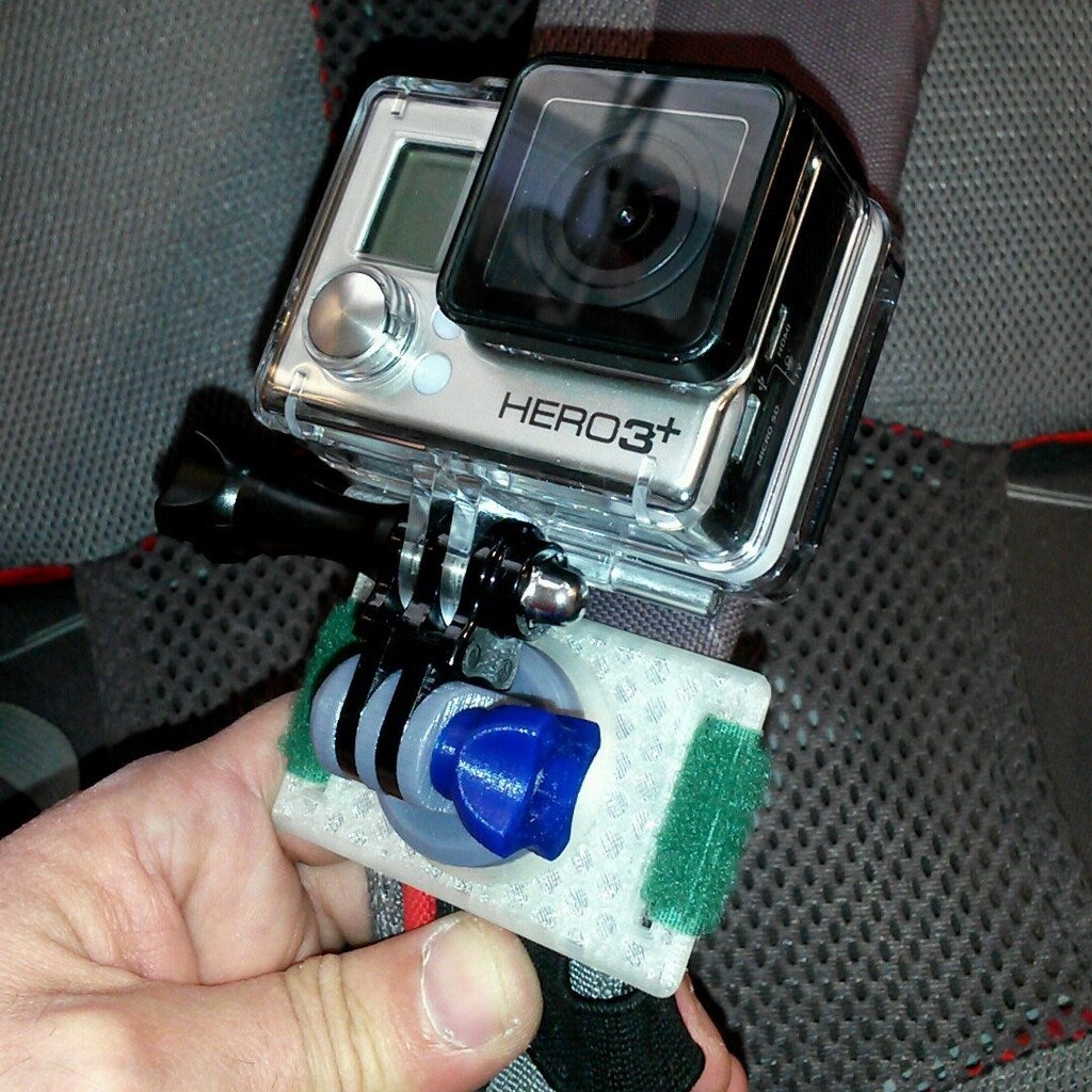 GoPro backpack strap mount by Lucian Brandus | Download free STL model ...