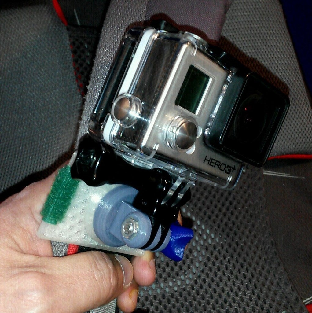 GoPro backpack strap mount by Lucian Brandus | Download free STL model ...