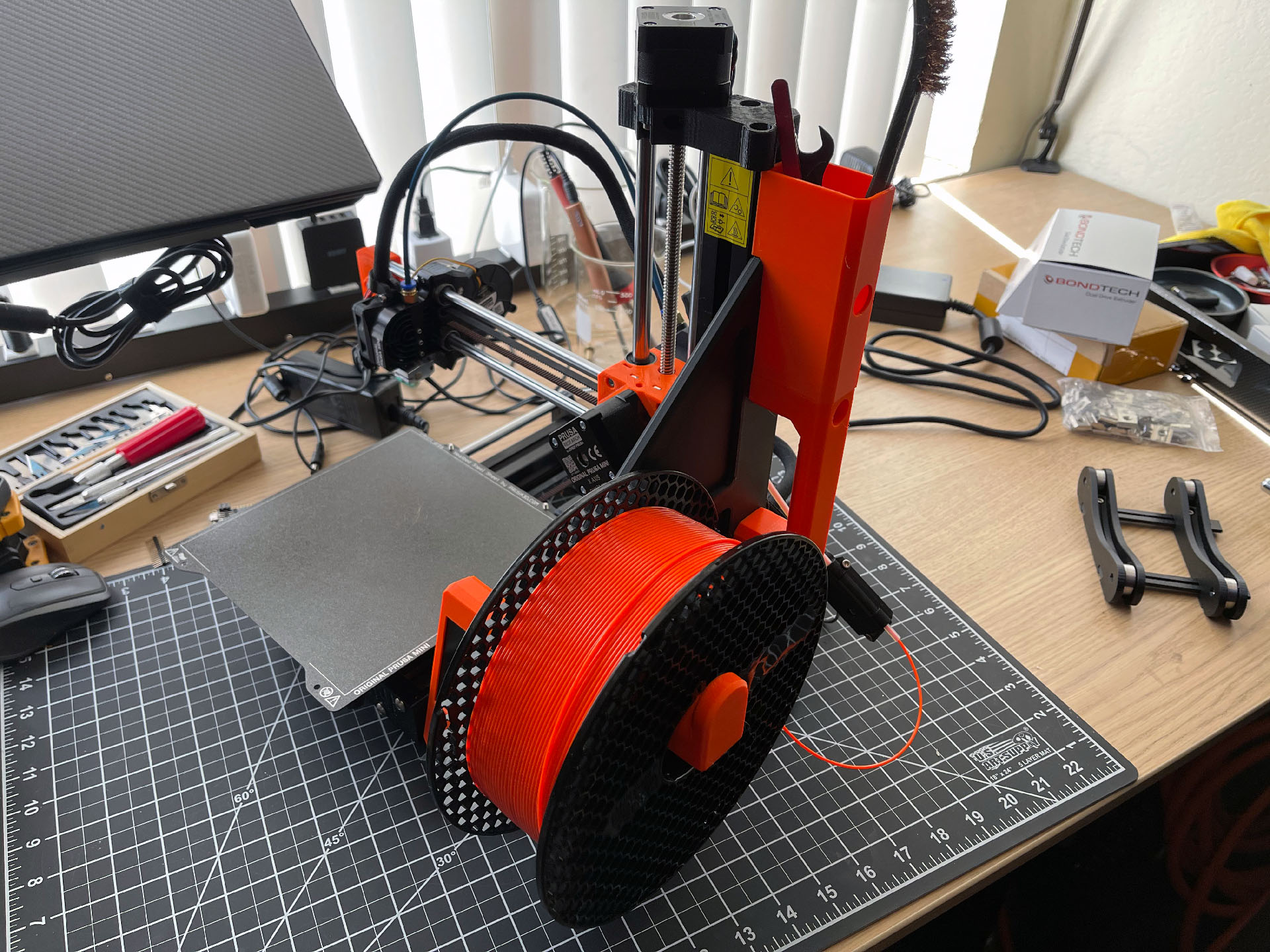 Prusa Mini Tool and Spool Holder by Evan000 | Download free STL model ...