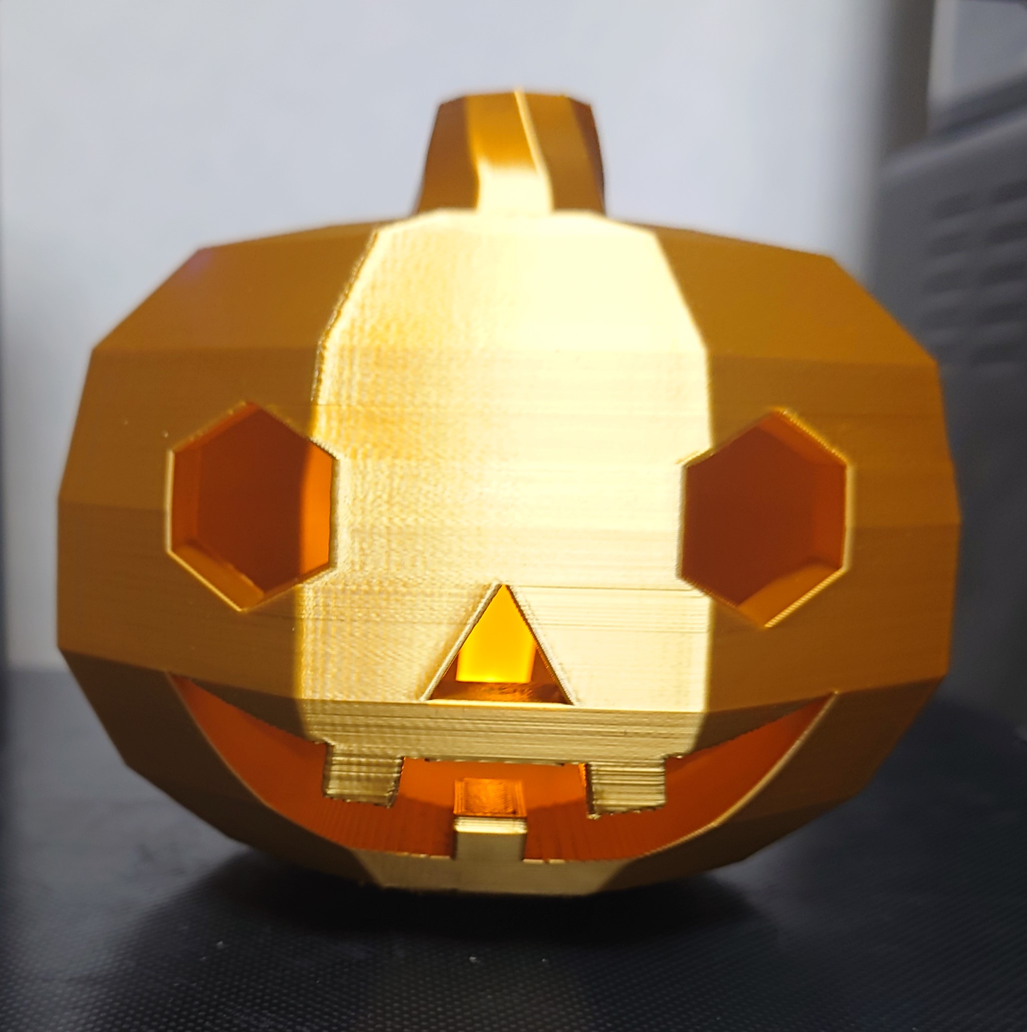 Low poly style jack-o'-lantern by K Ichi | Download free STL model | Printables.com