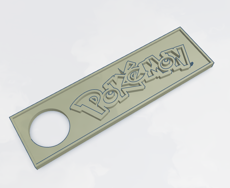 Pokemon keychain by Panremix | Download free STL model | Printables.com