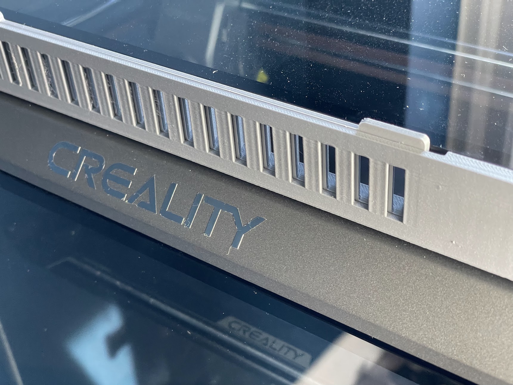 NorcoT Creality K1 Max Glass Lid Raiser (with Sliding Vents) by Tony F ...
