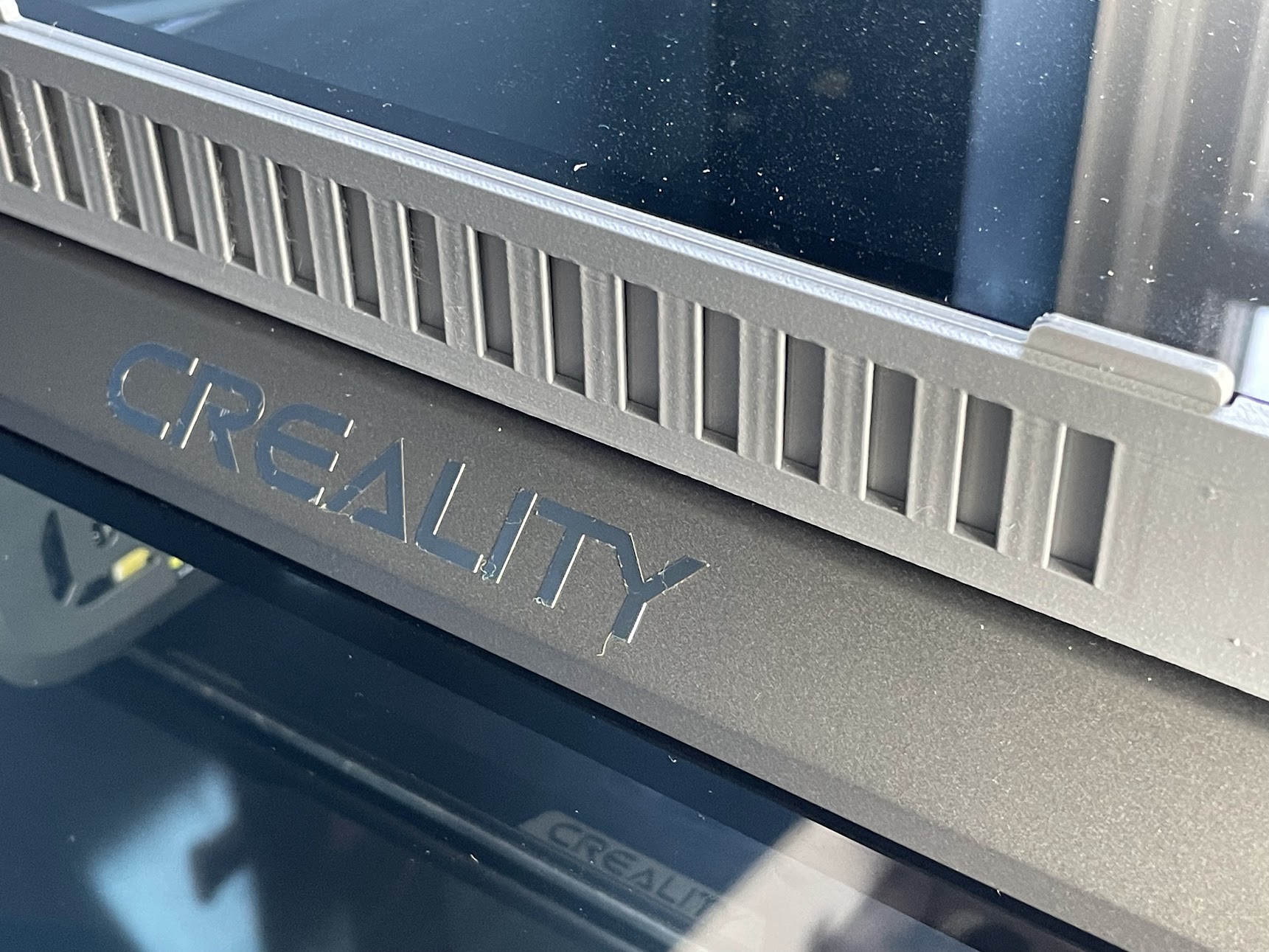 NorcoT Creality K1 Max Glass Lid Raiser (with Sliding Vents) by Tony F ...