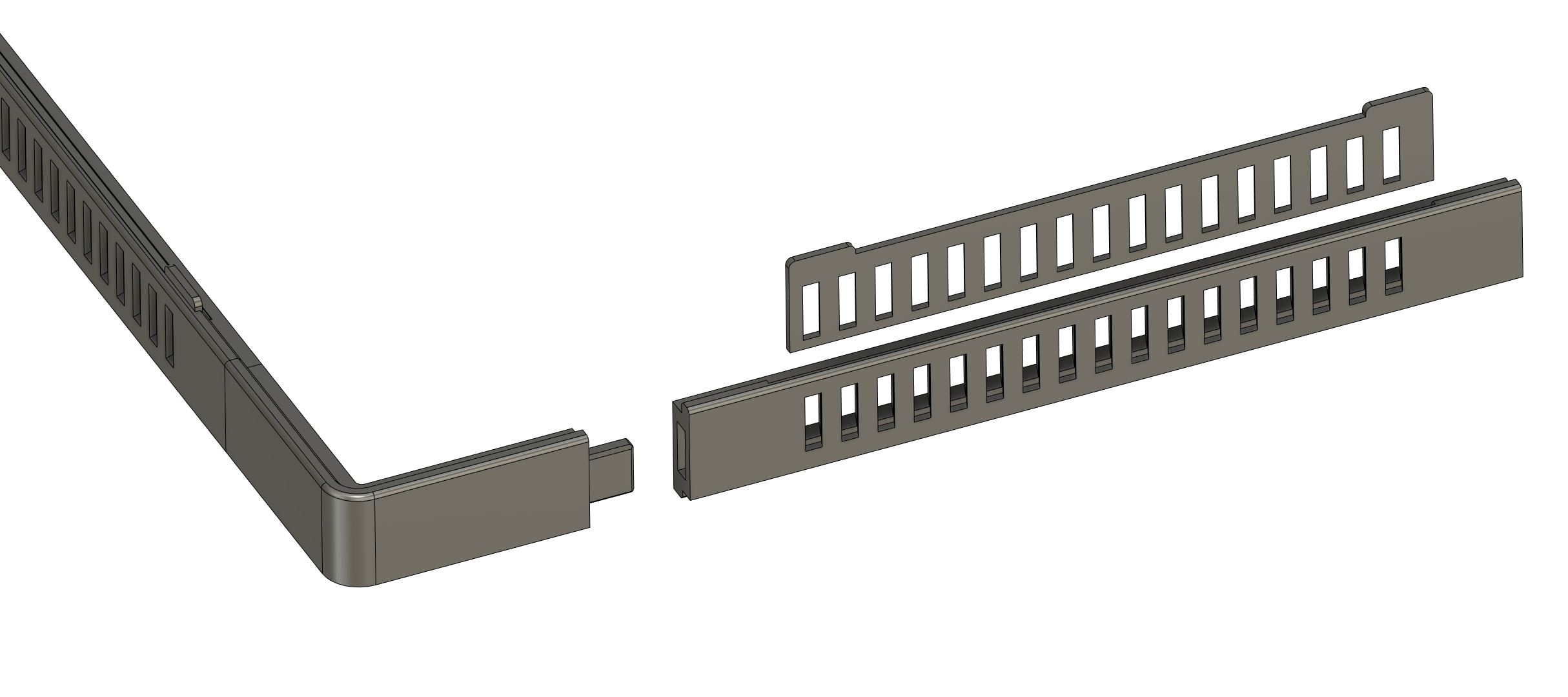 NorcoT Creality K1 Max Glass Lid Raiser (with Sliding Vents) by Tony F ...