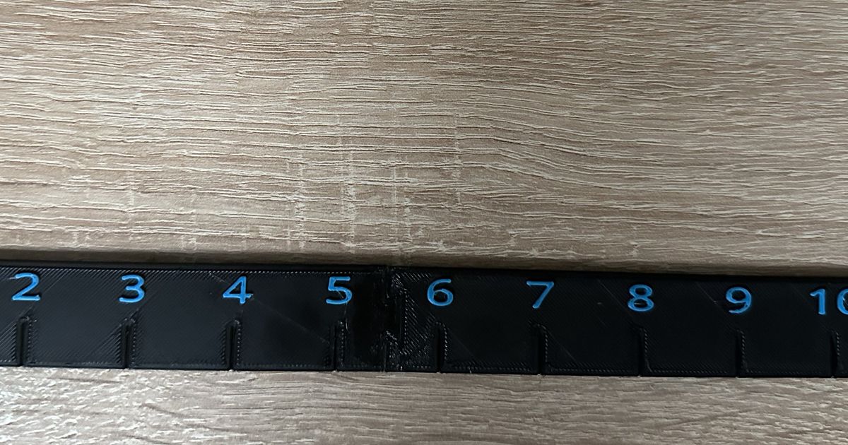 12-inch combat gauge, tabletop range ruler, Warhammer by Peter G ...