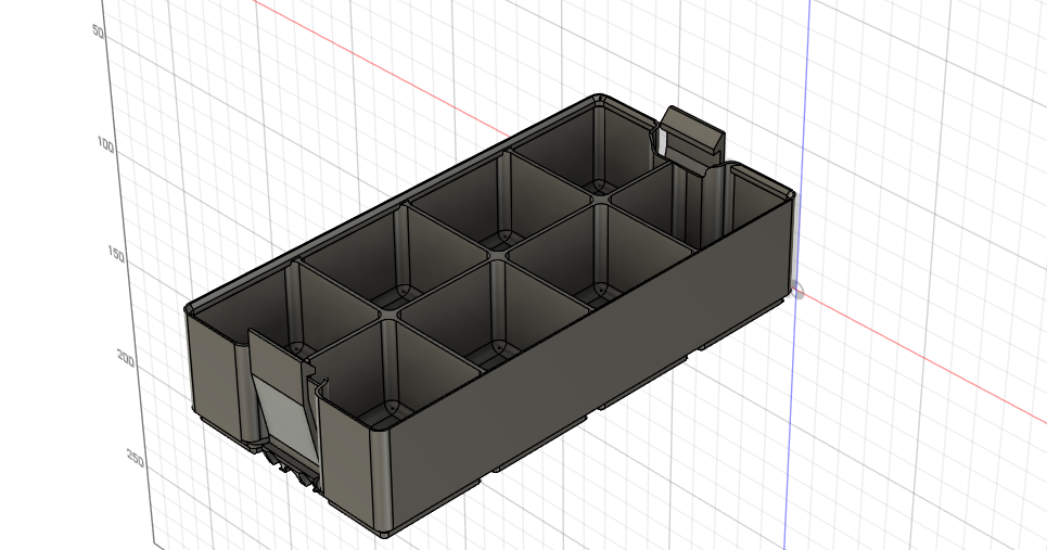 Gridfinity: Stackable, locking assortment box (4x2) by JCVB | Download free STL model ...