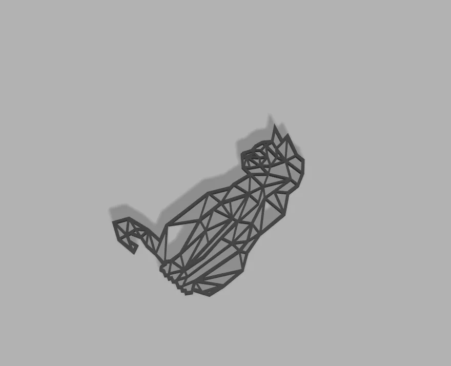 Voronoi cute cat by Doctorixx | Download free STL model | Printables.com