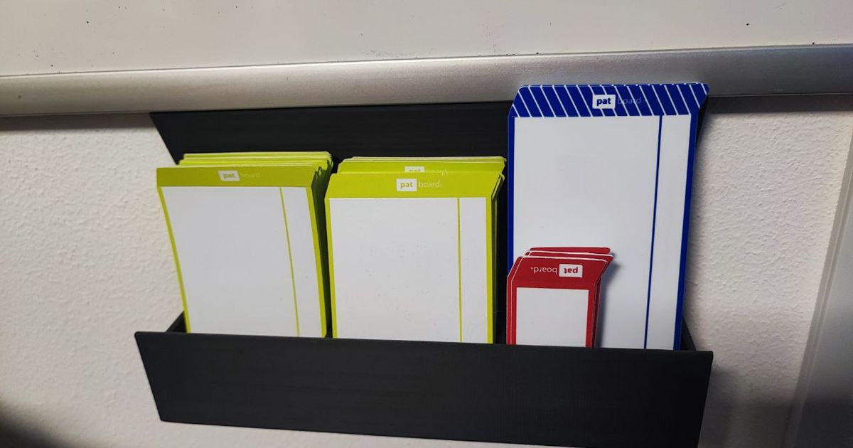 Agile Card Holder / pat Board Card Holder by Sam | Download free STL ...