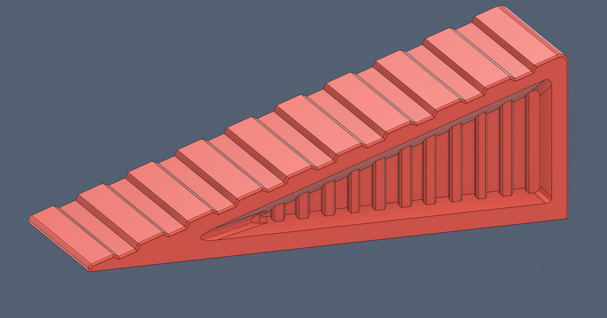 Door Wedge by Red Hot Precision | Download free STL model | Printables.com