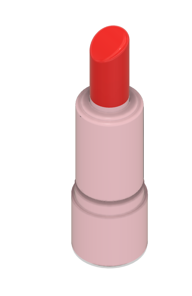 Realistic retractable lipstick by Panda | Download free STL model ...