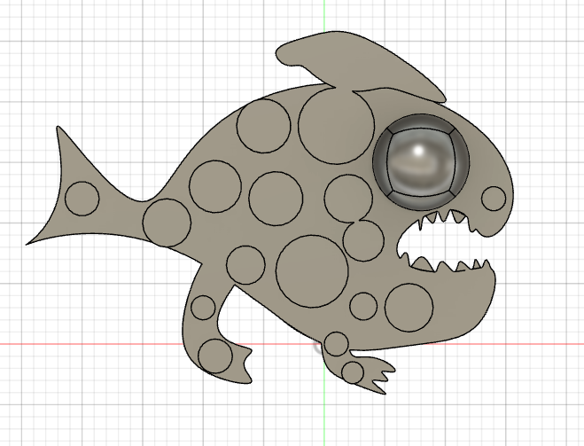FRED FISHY by 3D E | Download free STL model | Printables.com