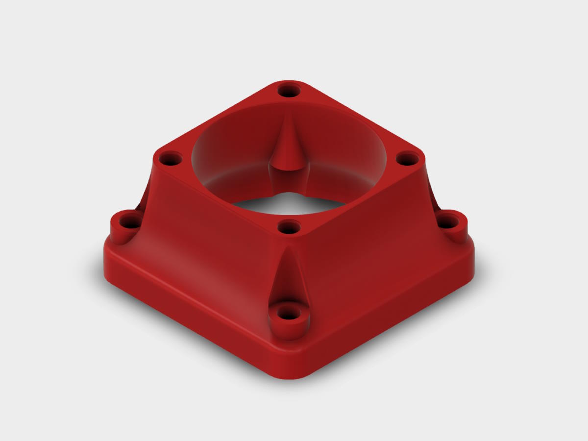 30mm to 40mm Fan Adapter (M3 screws) by nixkor | Download free STL ...