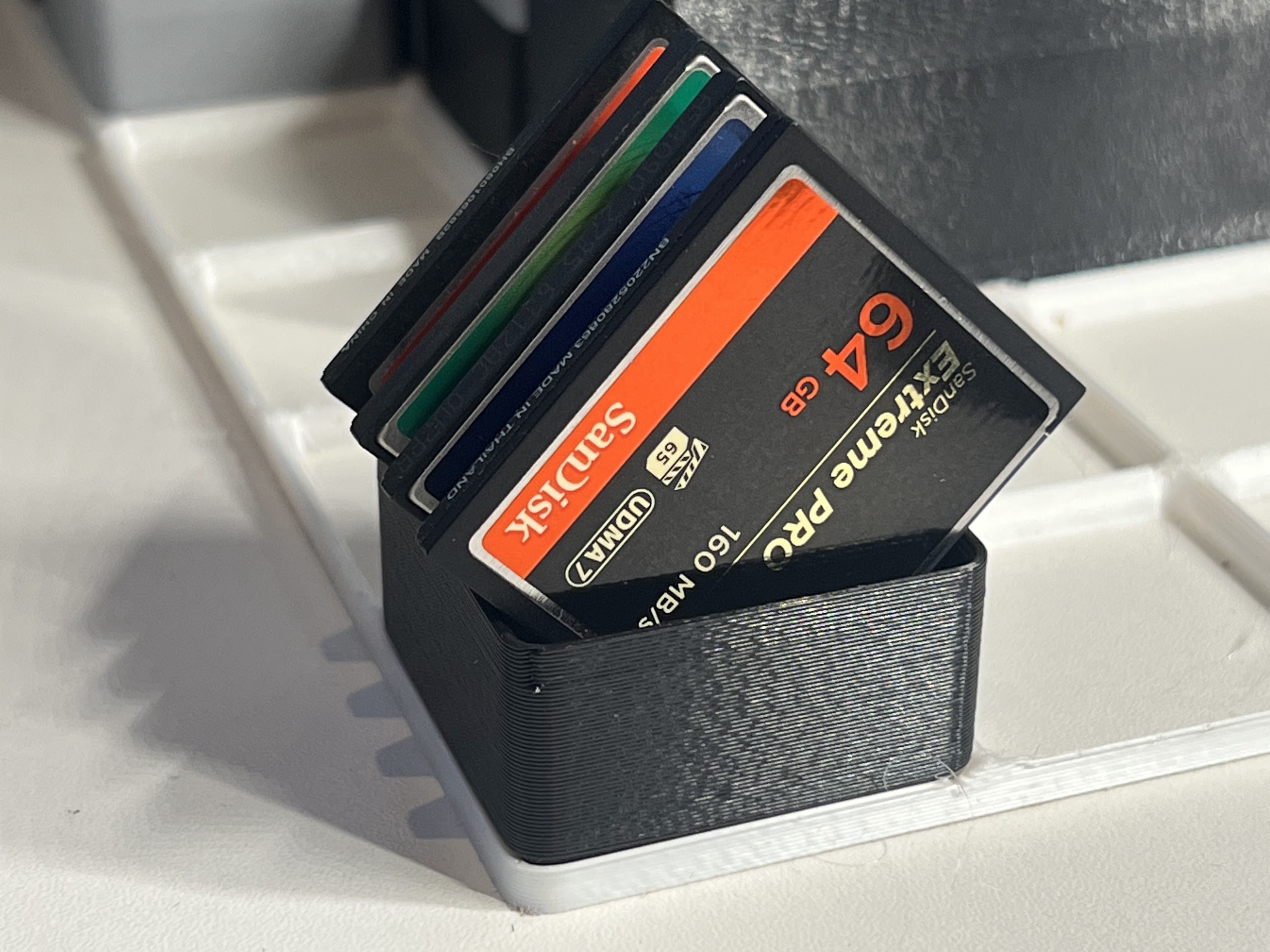 CF Card Holders for Gridfinity by Mat | Download free STL model ...