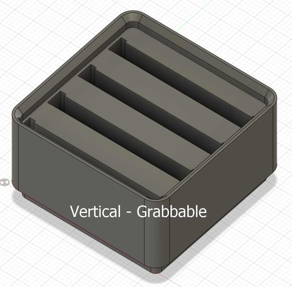 CF Card Holders for Gridfinity by Mat | Download free STL model | Printables.com