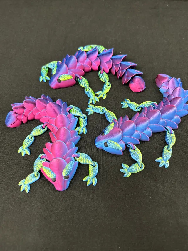 Flower Dragon by Built_Over_Bot | Download free STL model | Printables.com