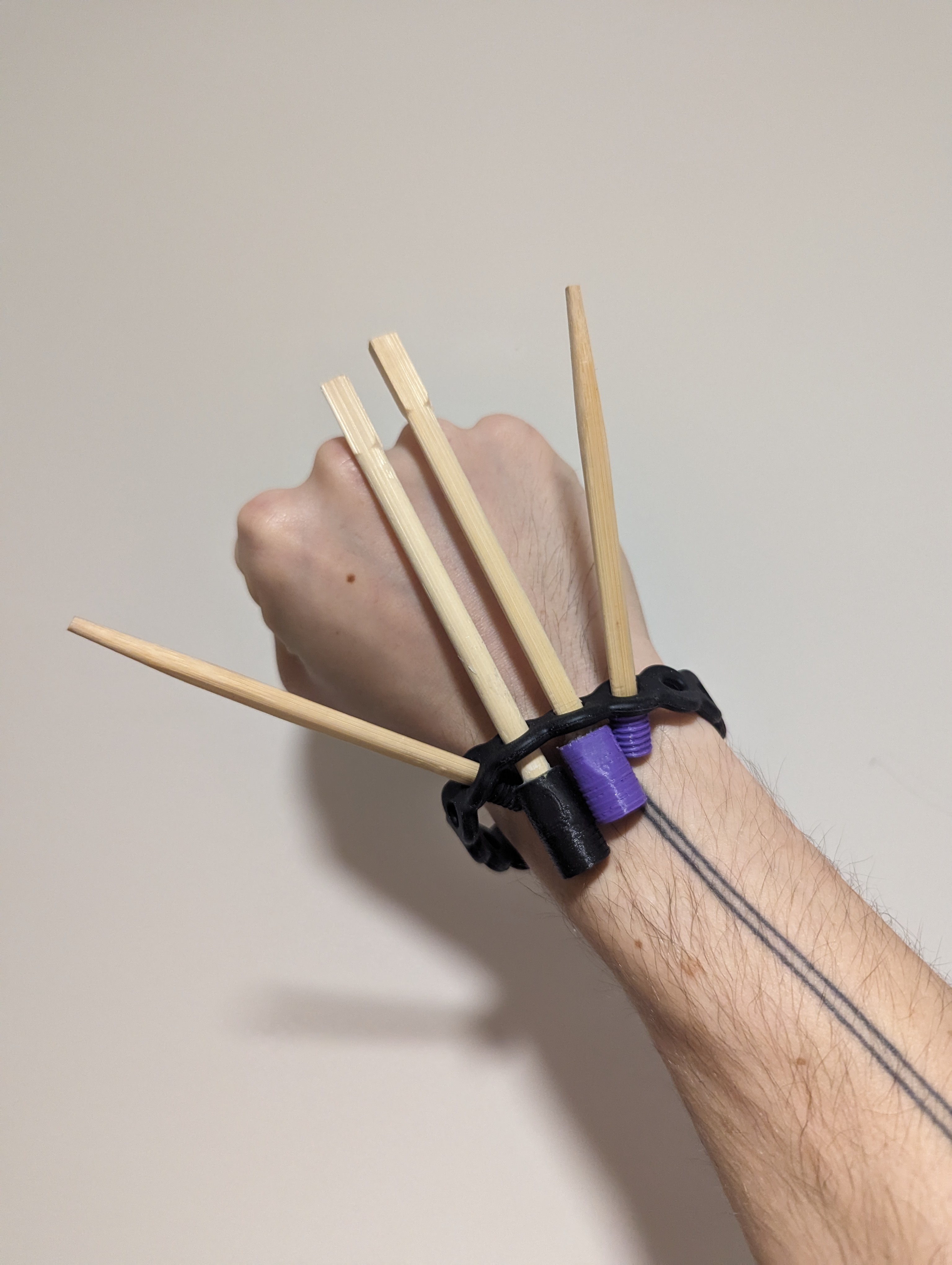 Foldable Camping Chopsticks Adapter by NJFexport | Download free STL ...