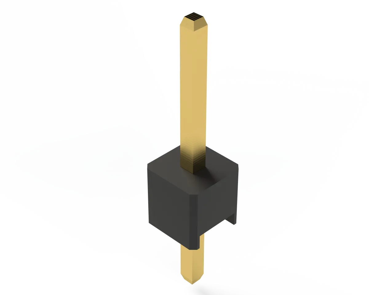 1x1 2.54mm Pitch Pin Header by Linja | Download free STL model ...