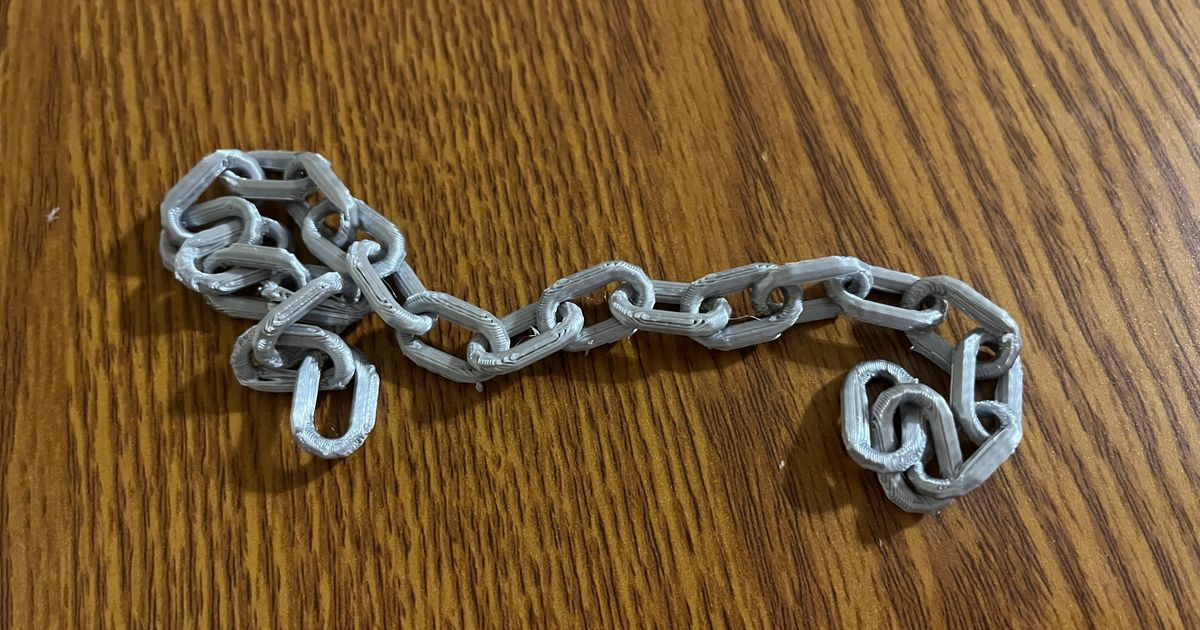 The metallic Chain fidget toy by Kaleb08 | Download free STL model ...