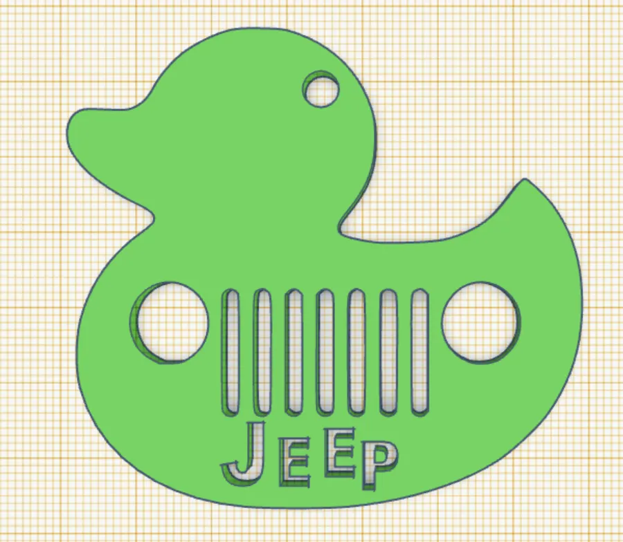 Simple Jeep Duck by Haley K | Download free STL model | Printables.com