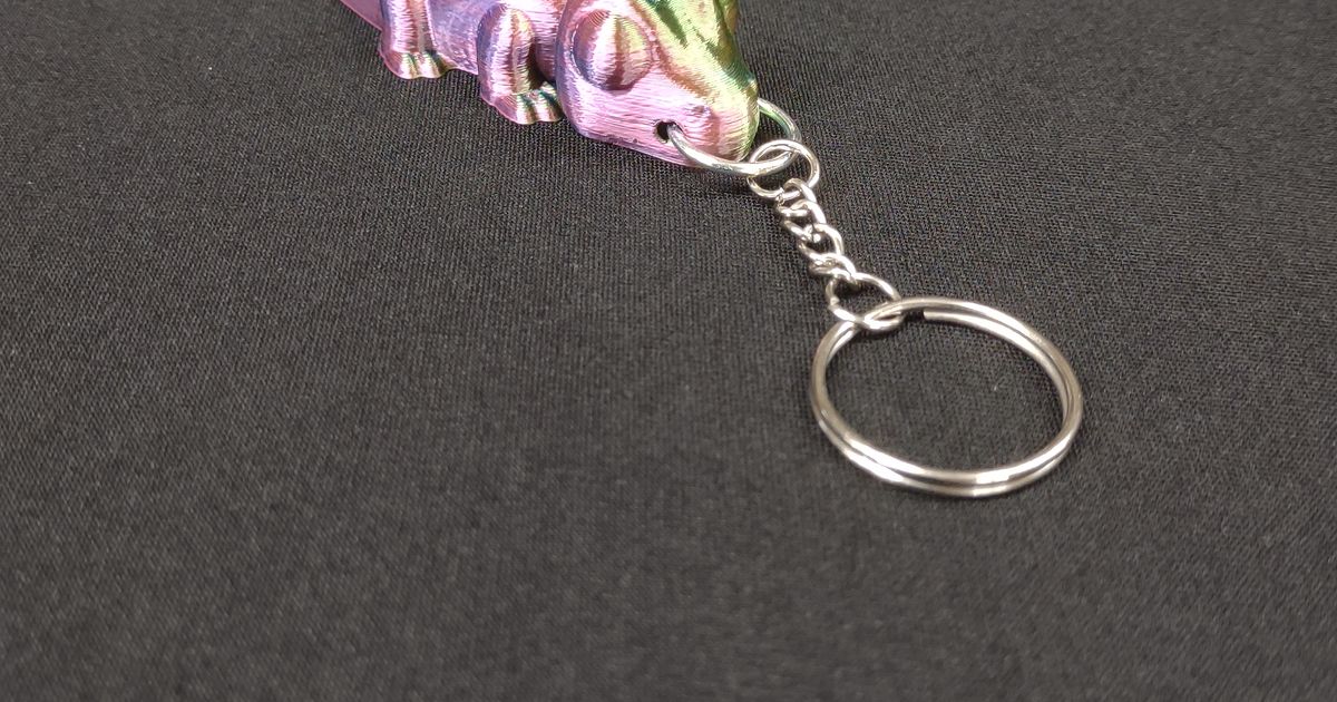 Lizard Keychain by Built_Over_Bot | Printables Store