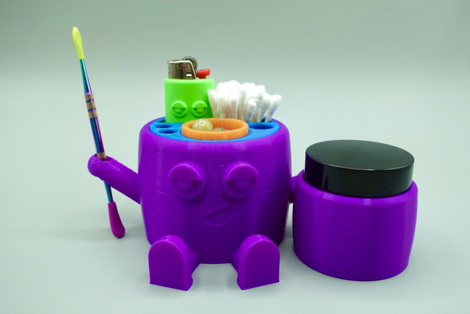Chill Buddy Organizer (2oz Glass Jar) by MysticMesh3D | Printables Store