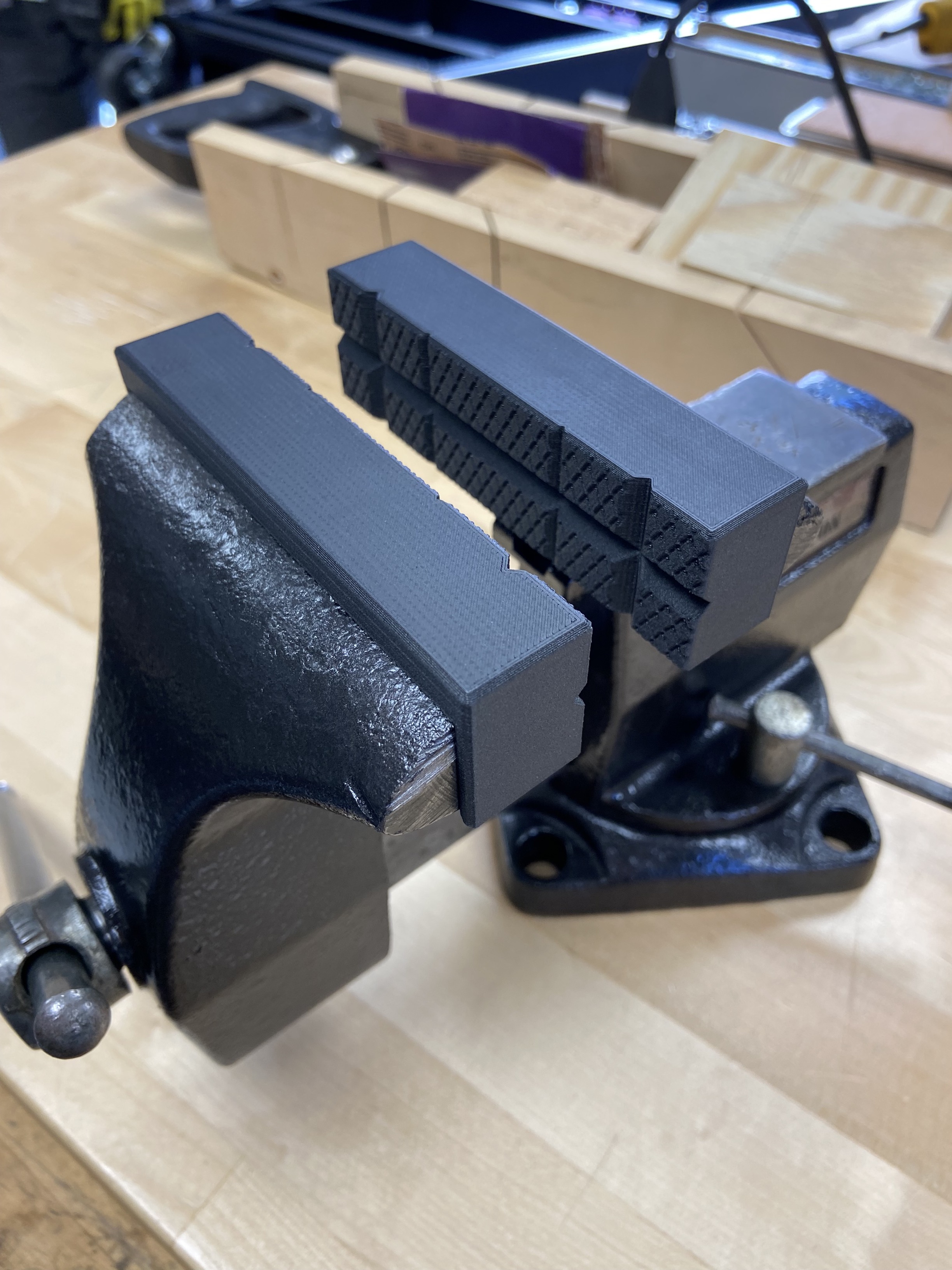 Slip-on Soft Vice Jaws (Wilton 4" Vice) by Jon Ballen | Download free ...