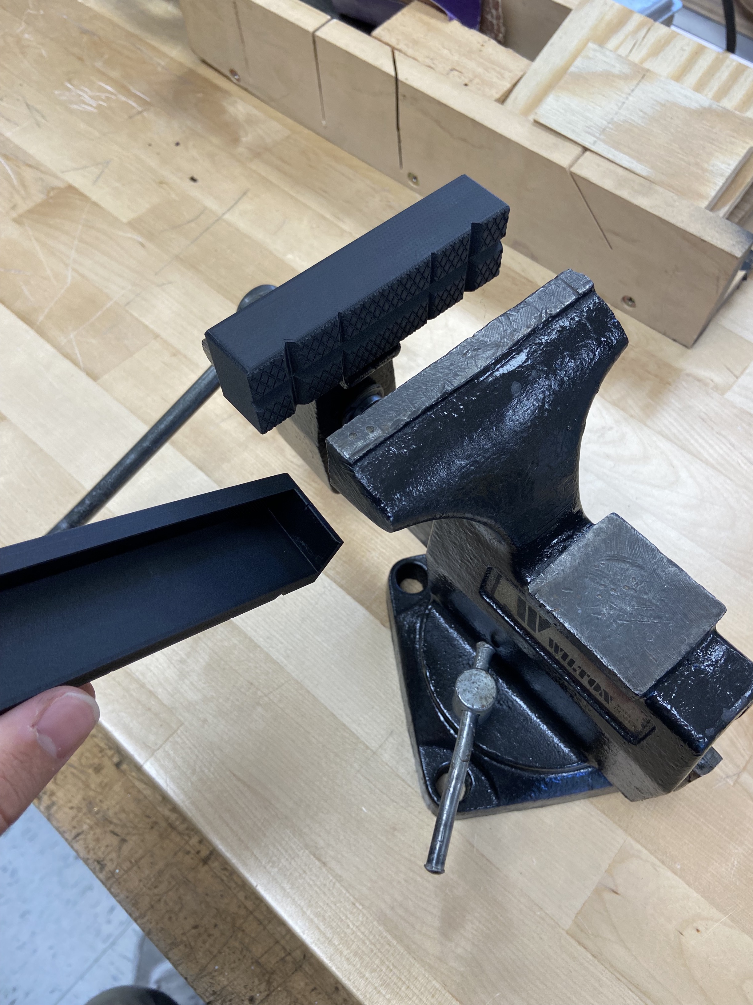Slip-on Soft Vice Jaws (Wilton 4" Vice) by Jon Ballen | Download free ...