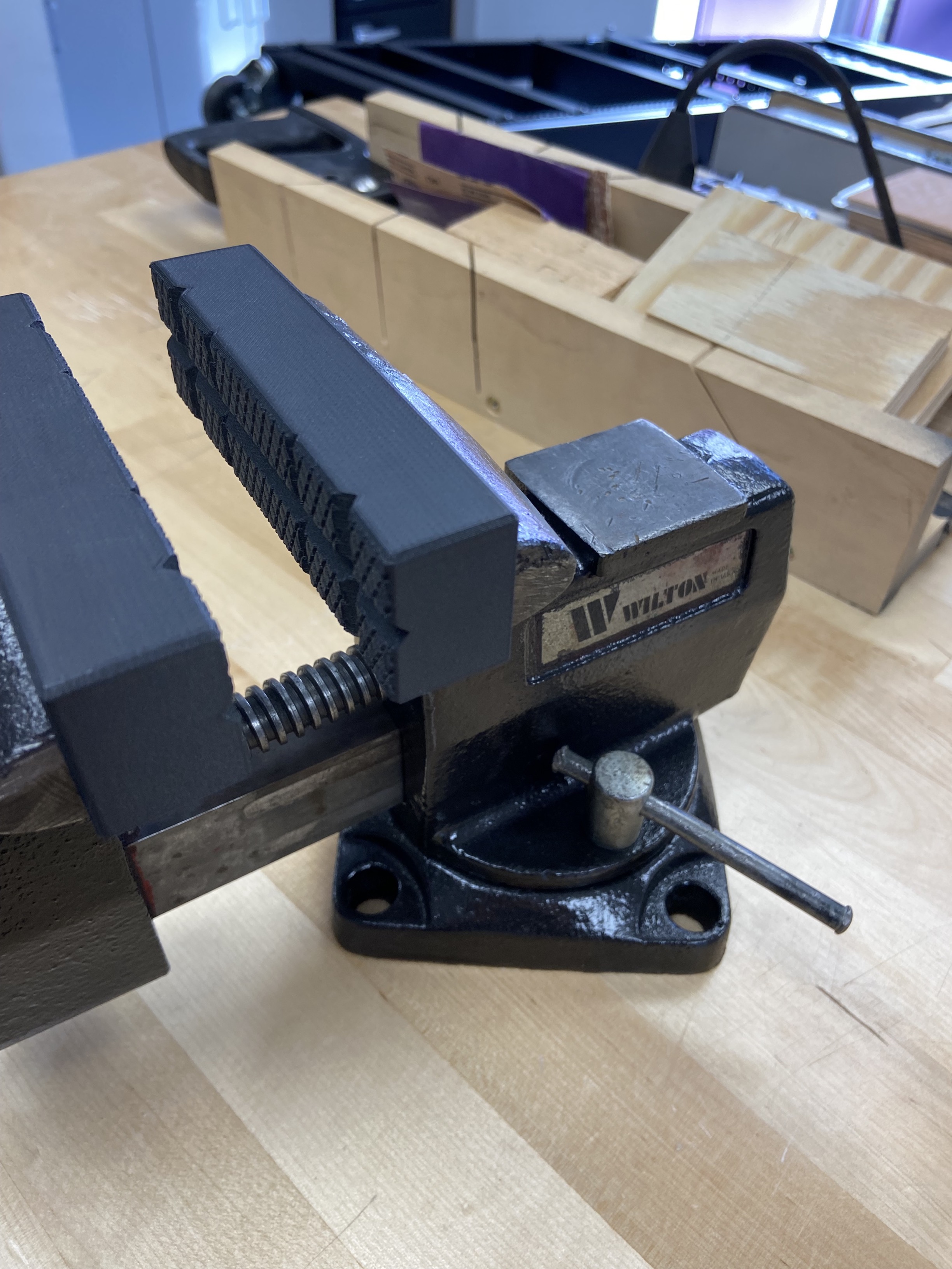 Slip-on Soft Vice Jaws (Wilton 4" Vice) by Jon Ballen | Download free ...