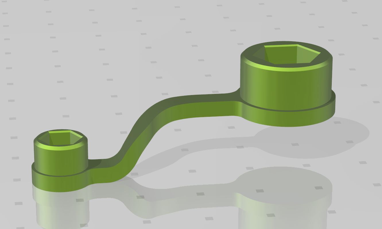 Llave fija hexagonal by Almasu | Download free STL model | Printables.com