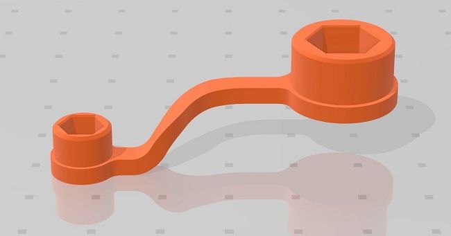 Llave fija hexagonal by Almasu | Download free STL model | Printables.com