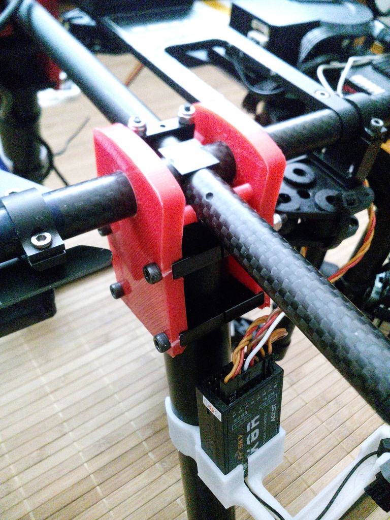 S800 H-frame to T-frame (legs) connector. by JBabio | Download free STL ...