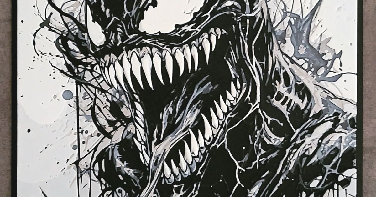 Venom - Filament Painting - 4 Colors von Bedlam Threadz | Kostenloses ...