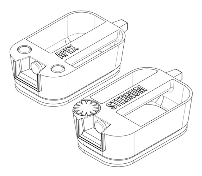 Defibrillator paddles prop for clinical simulation von Aleksandrs ...