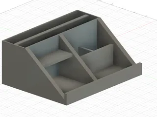 Desk Organizer V1 by hammerdinnii | Download free STL model ...