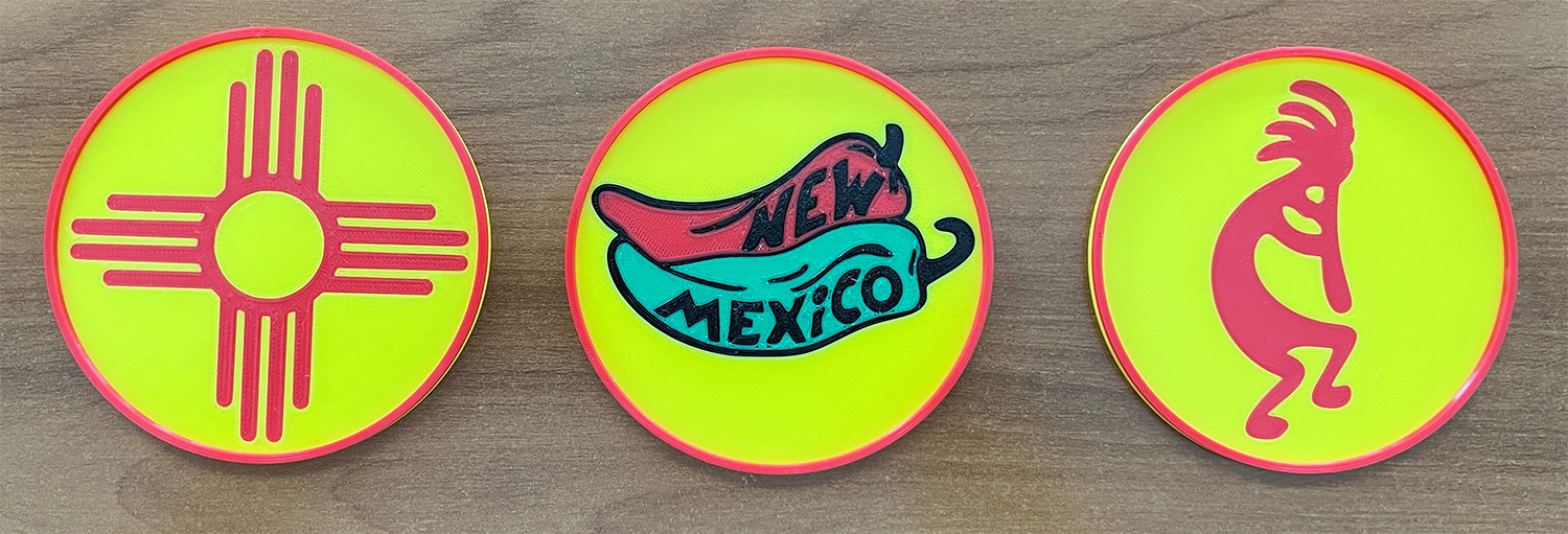 New Mexico Coasters by ironfan72 | Download free STL model | Printables.com