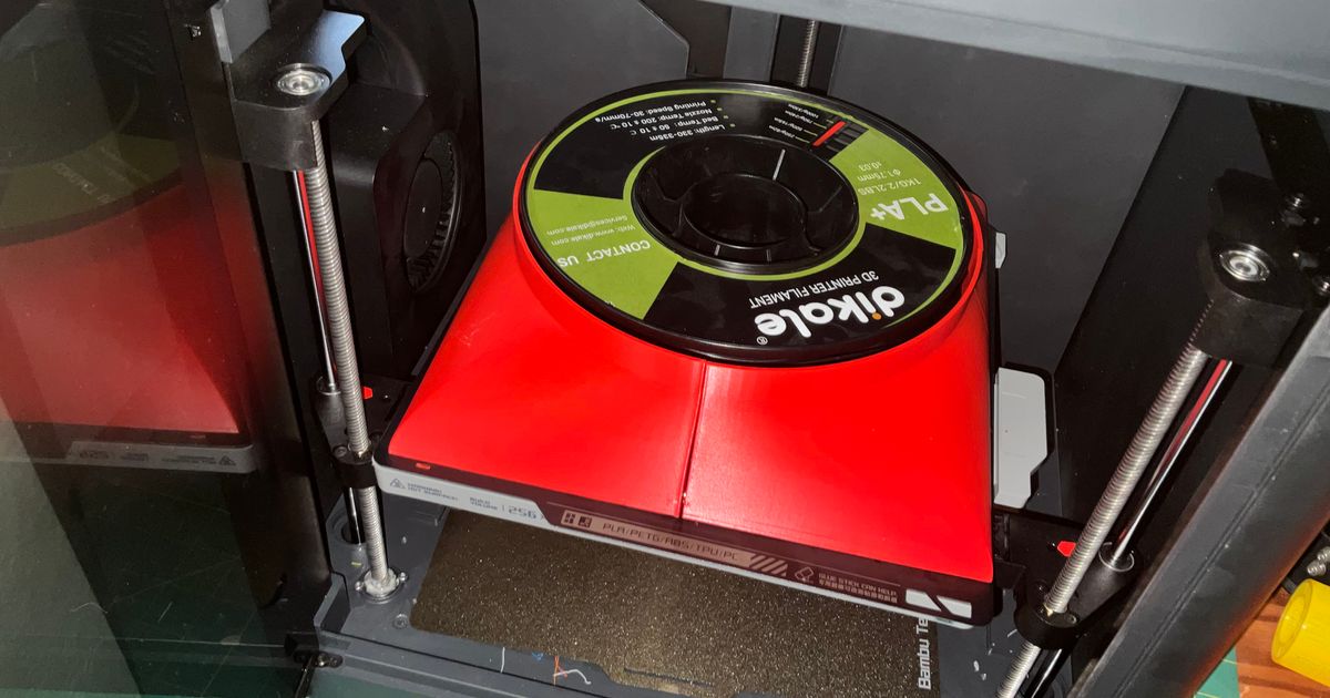 Bambu Drying cover (parameterized) by steve smith | Download free STL ...