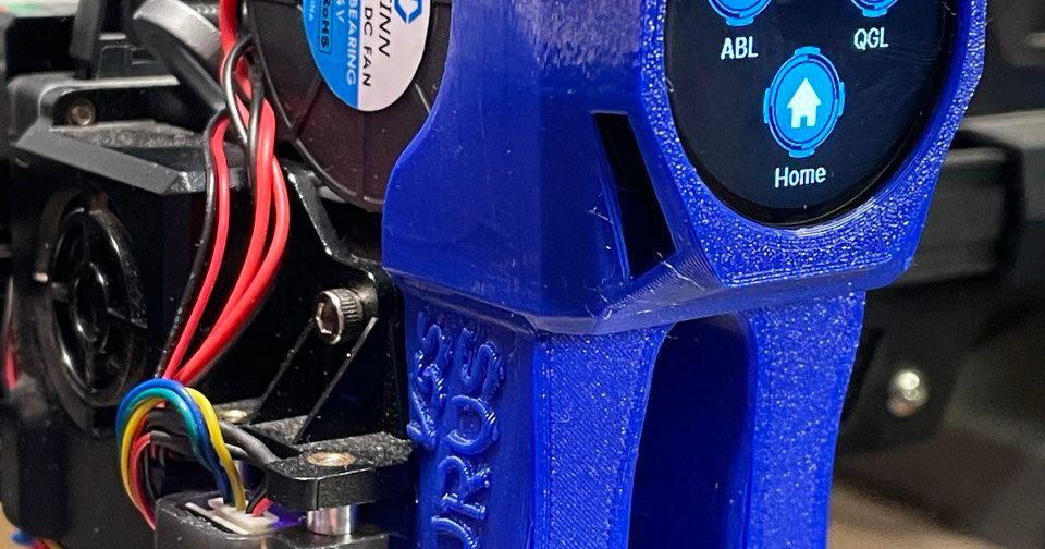 Display Case for Knomi V2 and Taurus Series Cooling Ducts / Creality ...