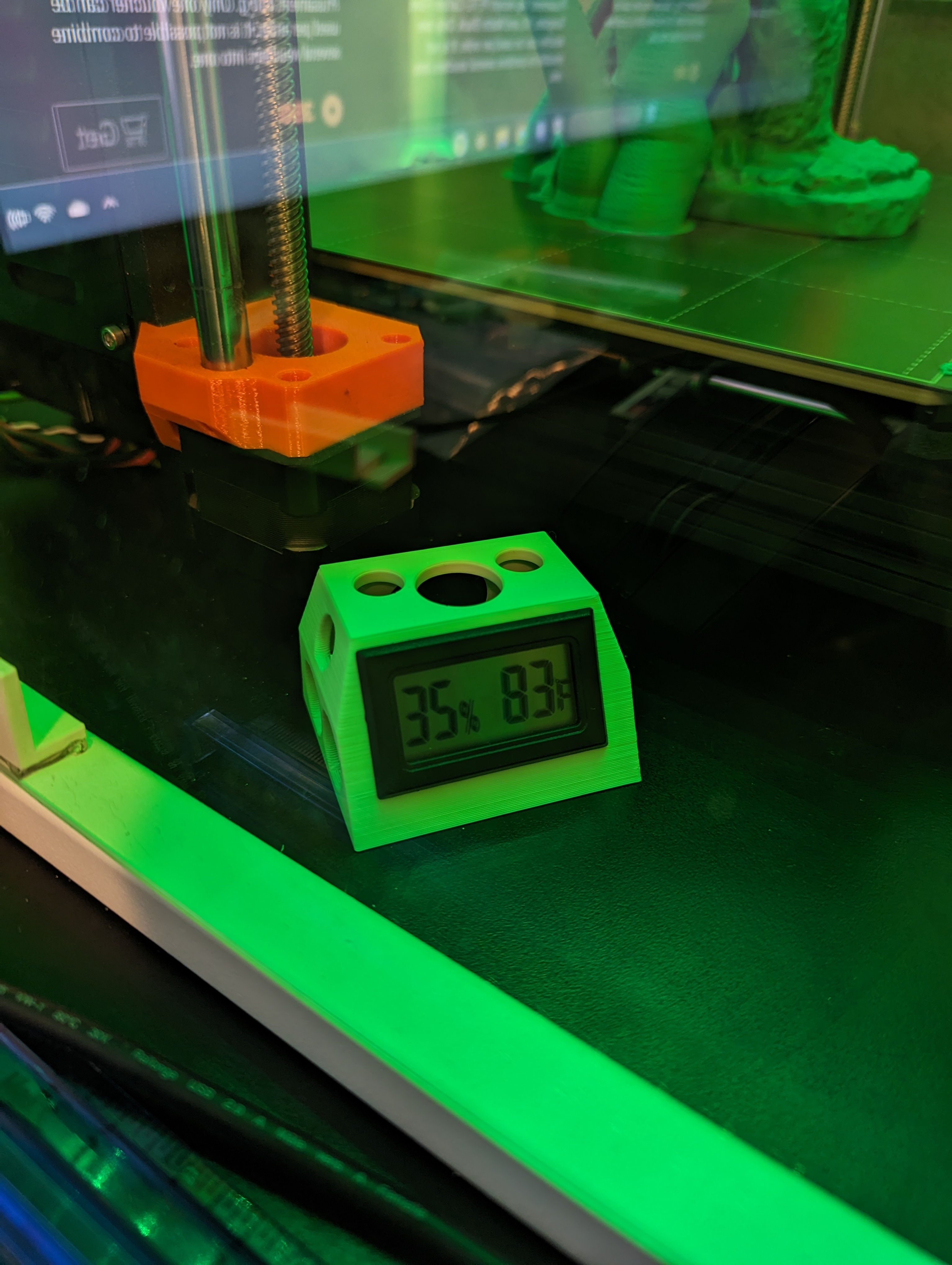 Temperature and Humidity Gauge Holder by Andy Mohr | Download free STL ...