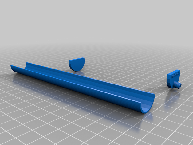 Gutter for Greenhouse by Alex G Alicea | Download free STL model ...