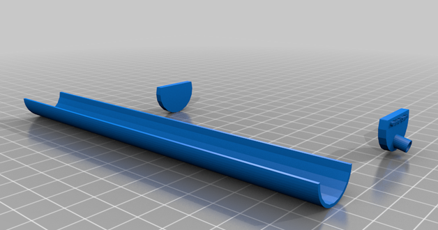 Gutter for Greenhouse by Alex G Alicea | Download free STL model ...