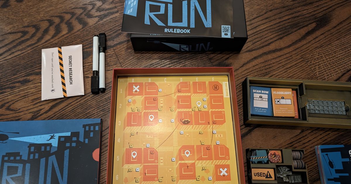 RUN Game Box Insert by Dirk Koenig | Download free STL model ...