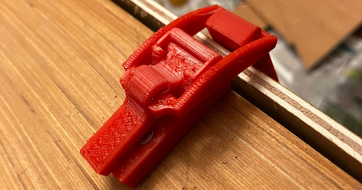 Simple Printed Pull Latch by Josh Wood | Download free STL model ...