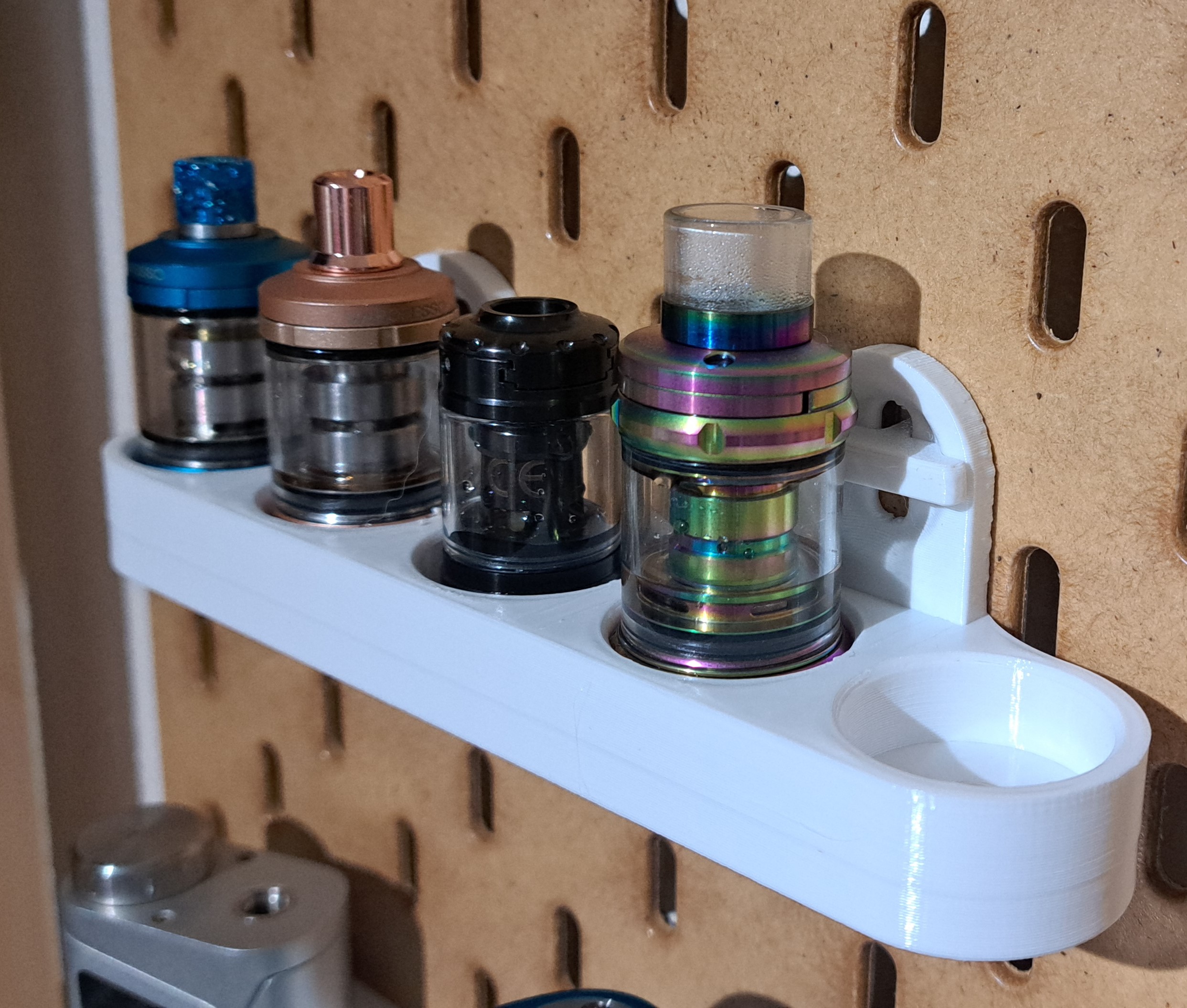 IKEA SKADIS Stand for Vaporizer / Skadis Ständer für Verdampferköpfe mit T-Clip by Andi ...