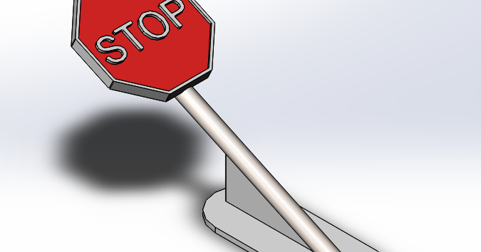 Stop sign door stopper by hibi3d | Download free STL model | Printables.com