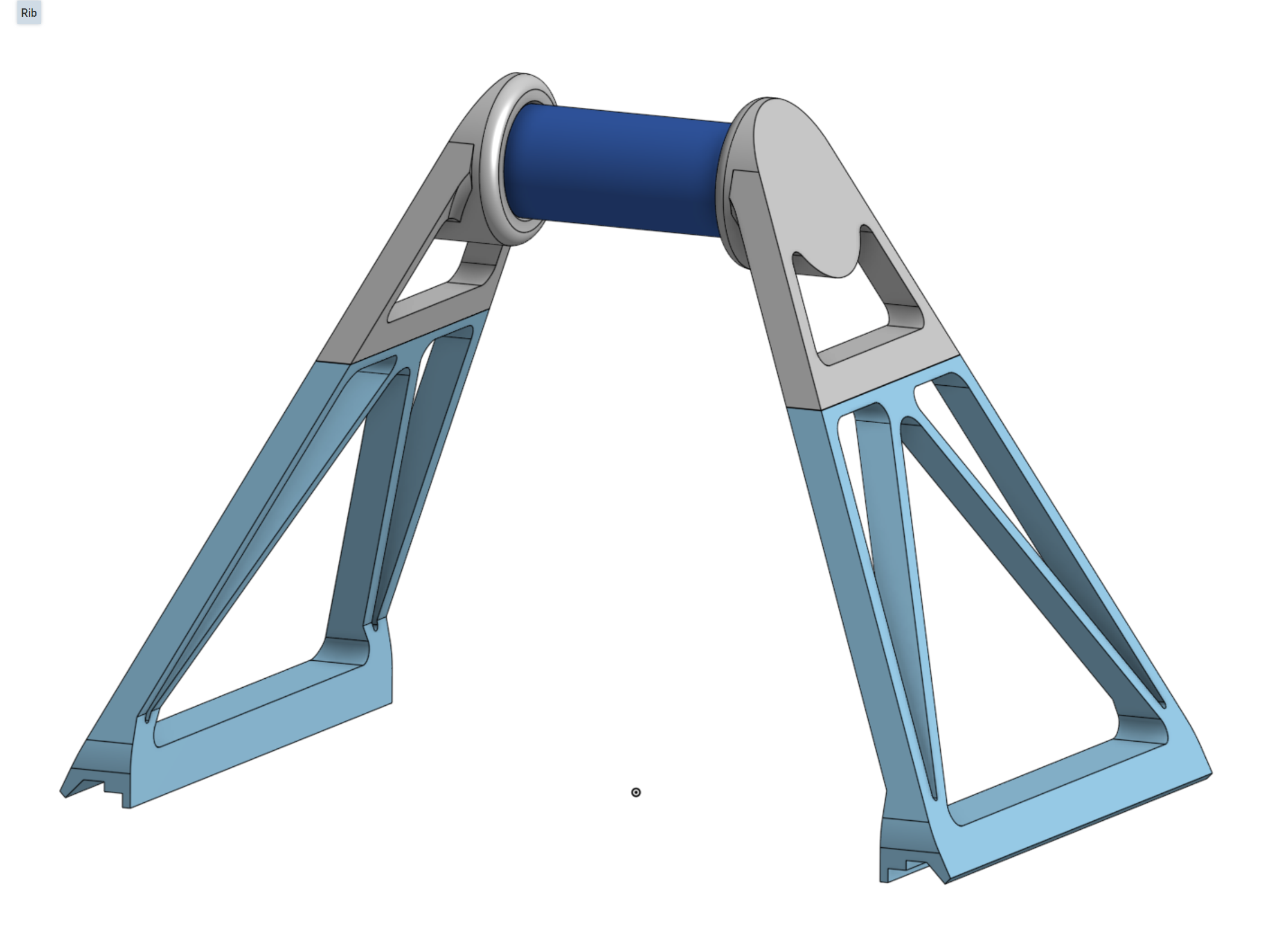 Creality K1 & K1C top mounted filament spool holder (new version 2) for ...