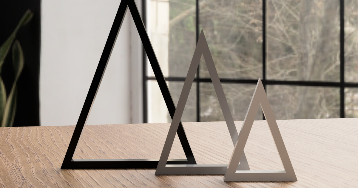 Minimalist Christmas Trees by Sabre Design | Download free STL model ...