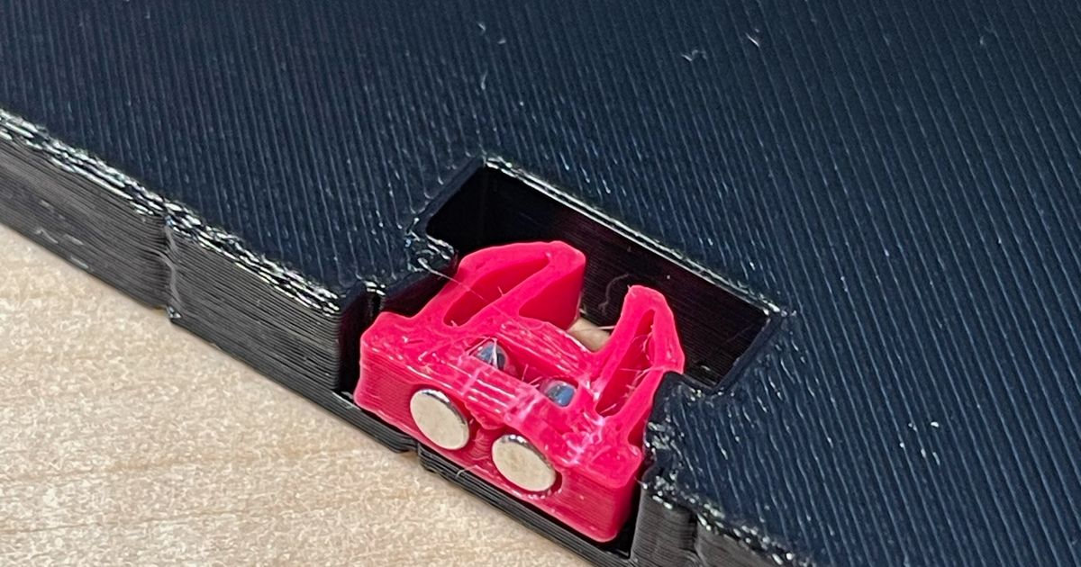 OpenLock Flexible Double Magnet Clip by cyberpunk | Download free STL ...