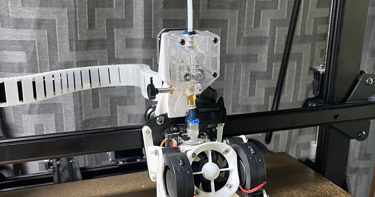 Kobra Max & Vyper direct drive, cable chain & hero me fan duct all in ...